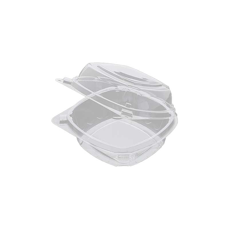 PET Clear Container - 6" Inch | Maxiplast USA