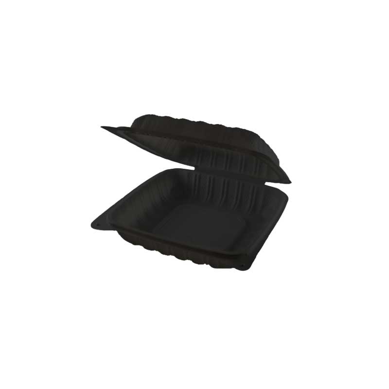 Microwavable Clamshells - Black | Maxiplast USA